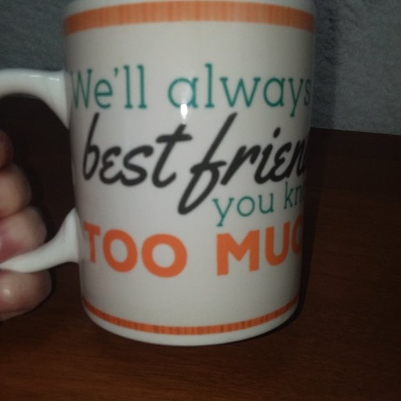 Kitchen | New Retro Porcelain Best Friends Coffee Mug | Poshmark